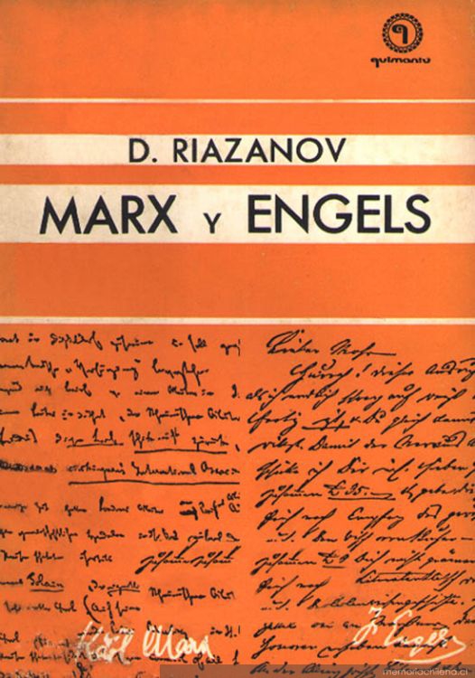 Alegría: [Libro] "Marx y Engels"